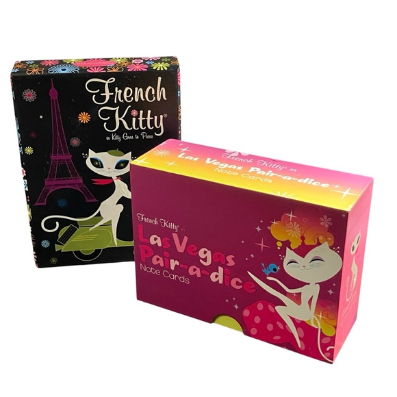 French Kitty | Office | French Kitty Goes To Paris Postcards Las Vegas ...